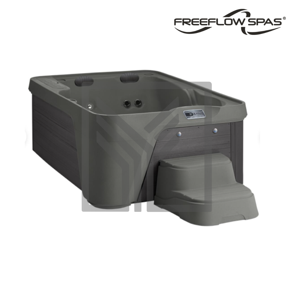 AQUAWELLNESS: Freeflow Azure "Taupe & Charcoal" de 4 Asientos – albercasy