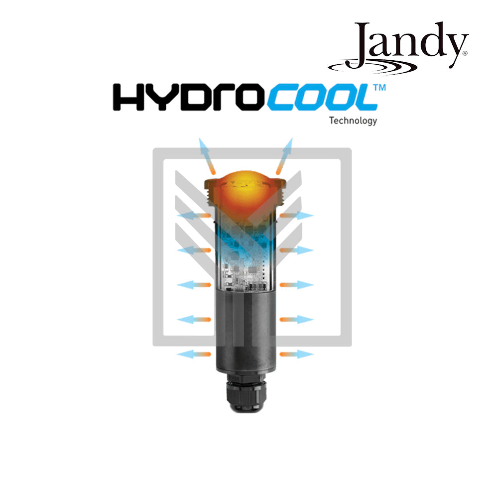 Reflector HydroCool mini blanco sin nicho 6 watts 12 volts 50' JANDY ...